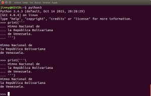 Python 3.5.2 tutorial – KS7000+WP