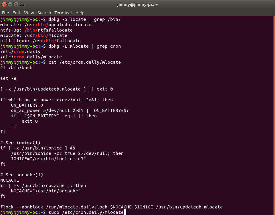 Comando locate y crontab – KS7000+WP