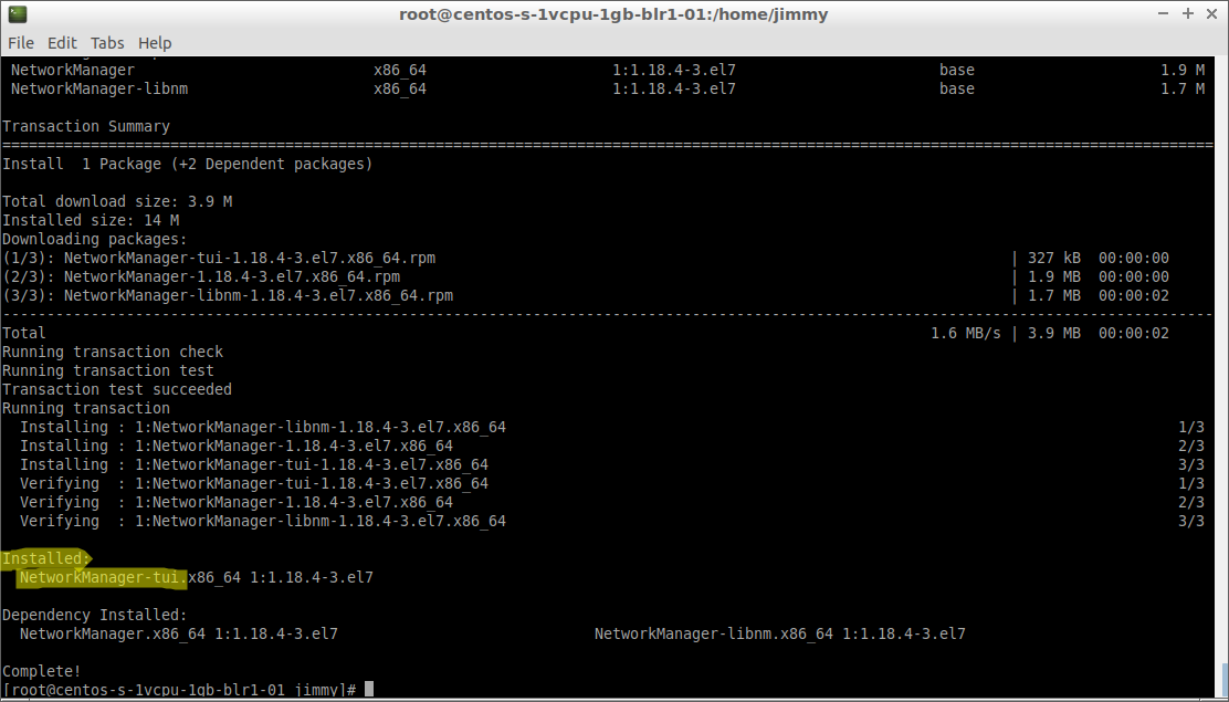 Centos 7: cambiando valores básicos de red – KS7000+WP