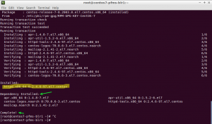 CentOS 7: instalación de Apache web server – KS7000+WP
